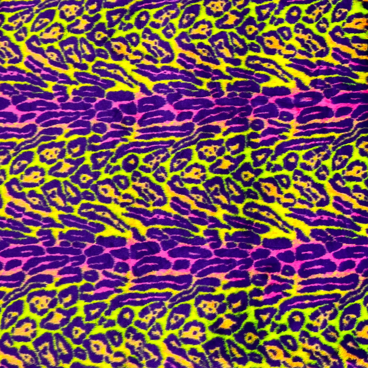 Neon Purple Animal Print Backgrounds