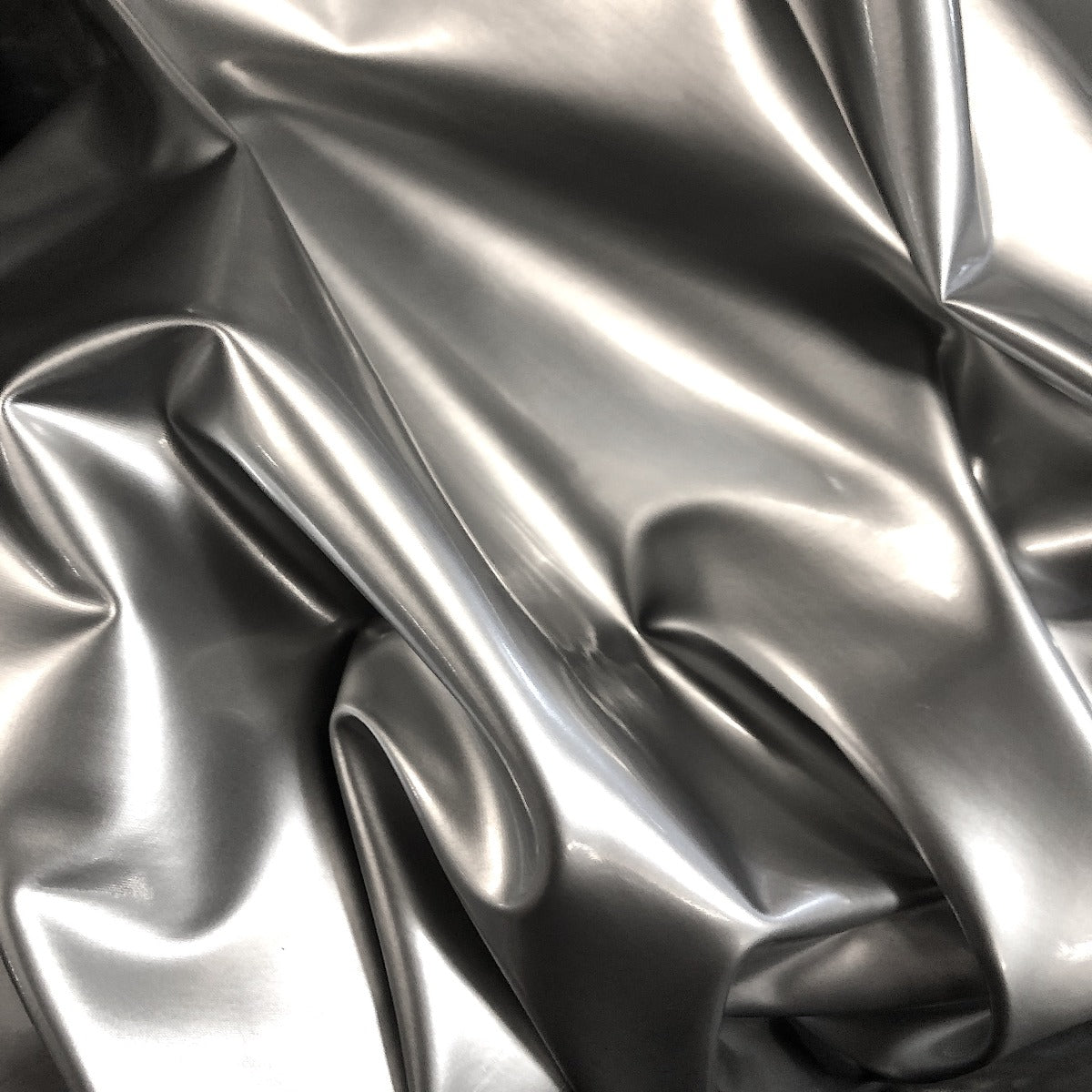 Shiny Silver Fabric