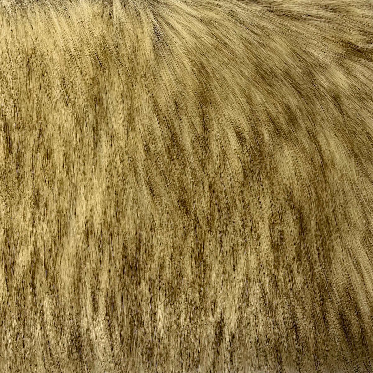 Natural Beige Wolf Luxury Faux Fur Apparel Costume Home Decor Fabric ...