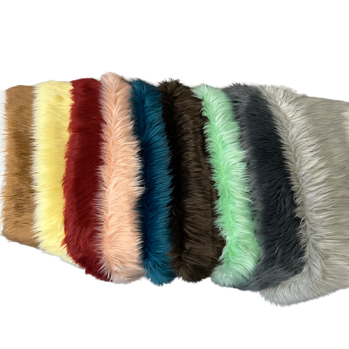 Chocolate Brown Luxury Long Pile Shaggy Faux Fur Fabric – Fashion ...