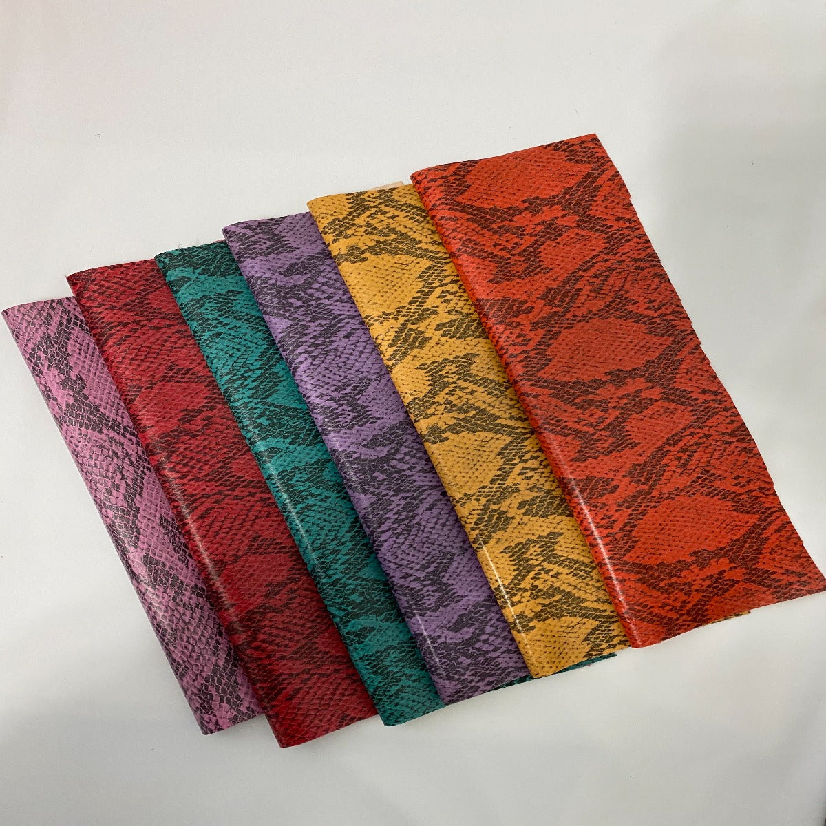 Piuma Snakeskin Vinyl Apparel Vinyl Faux Leather Fabric - By The Yard ...