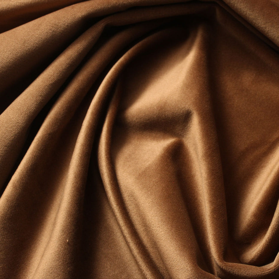 Light Brown Camden Velvet Polyester Upholstery Drapery Home Decor ...