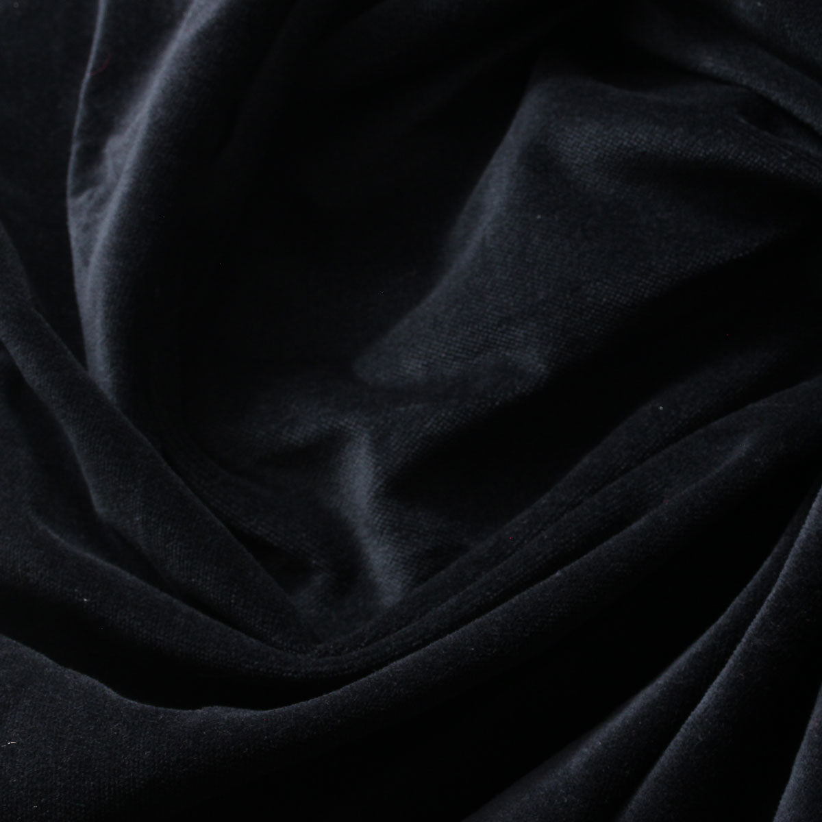 Black Cotton Velvet Upholstery Drapery Home Decor Fabric – Fashion ...